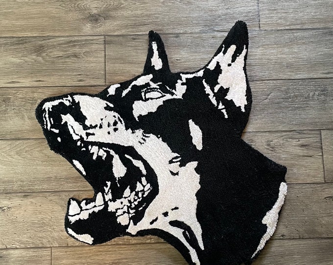 Doberman Rug 1 - Etsy