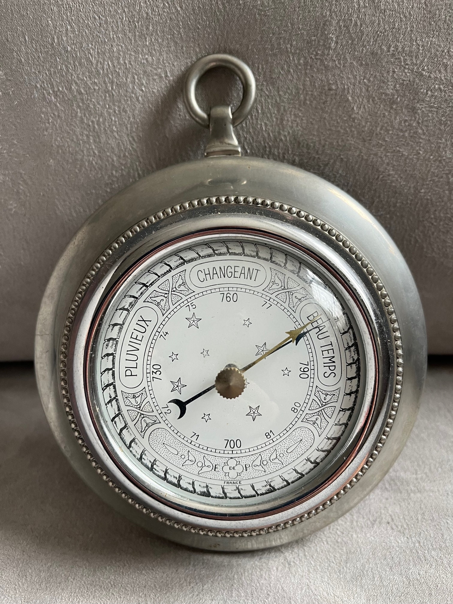 Rare Vintage Metal Barometer 1960's Rare Antique Metal - Etsy Australia