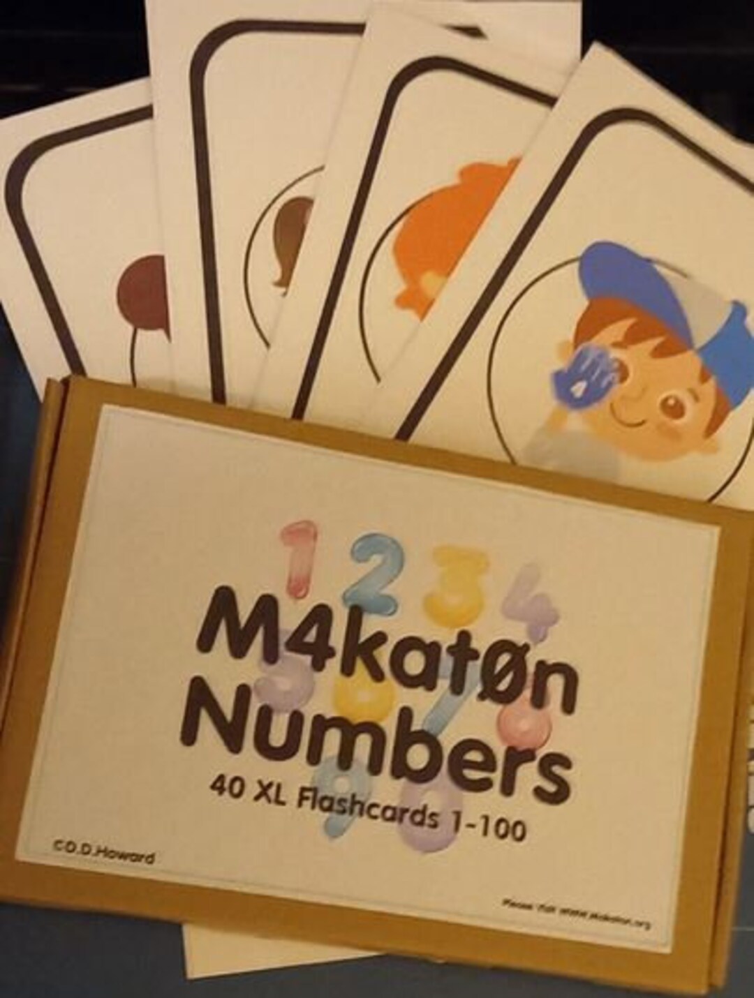 40 XL A5 Number 1-100 Makaton Flashcards Free A4 Poster Sen Salt Autism ...