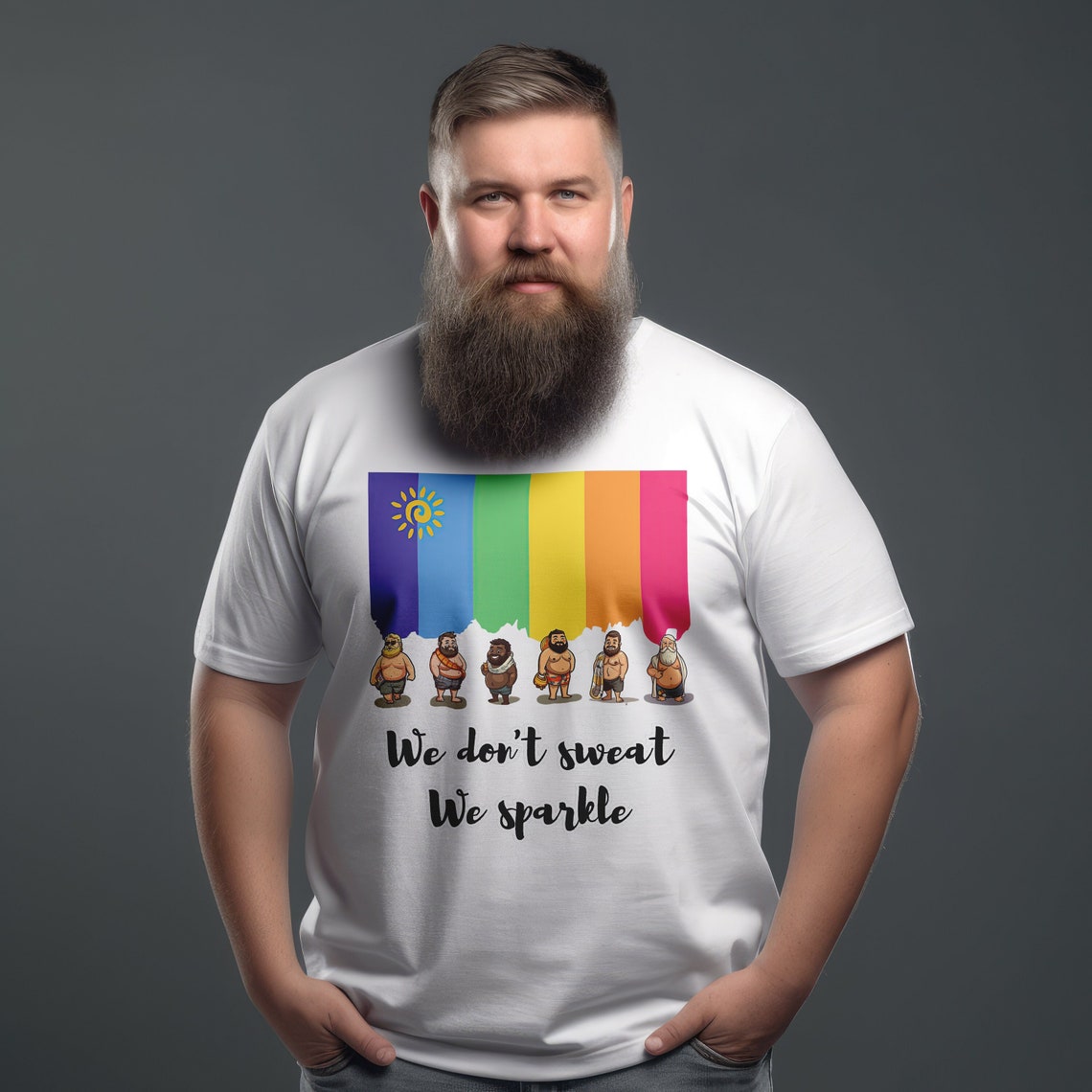 Cute Gay Bear T-shirt | Bear Pride Outfit | Gay Pride Bear Shirt ...