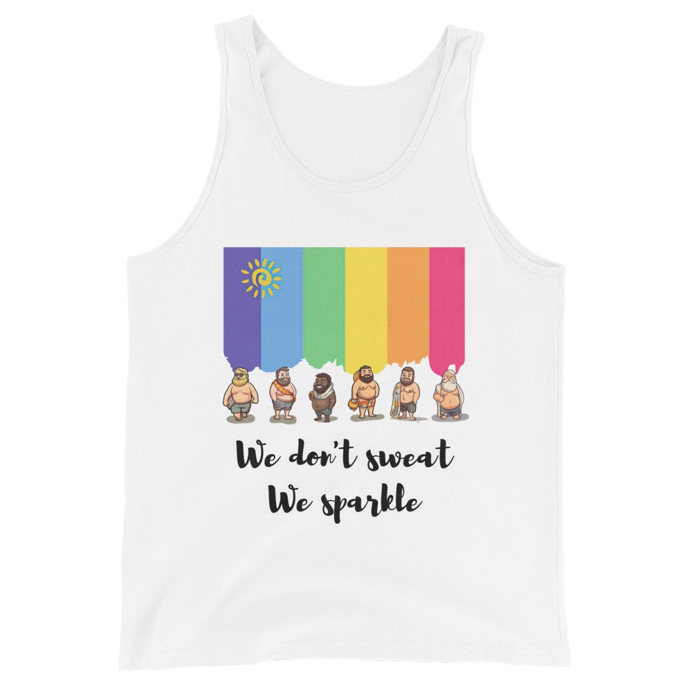 Cute Gay Bear Tank Top | Bear Pride Outfit | Gay Pride Bear Tank Top ...