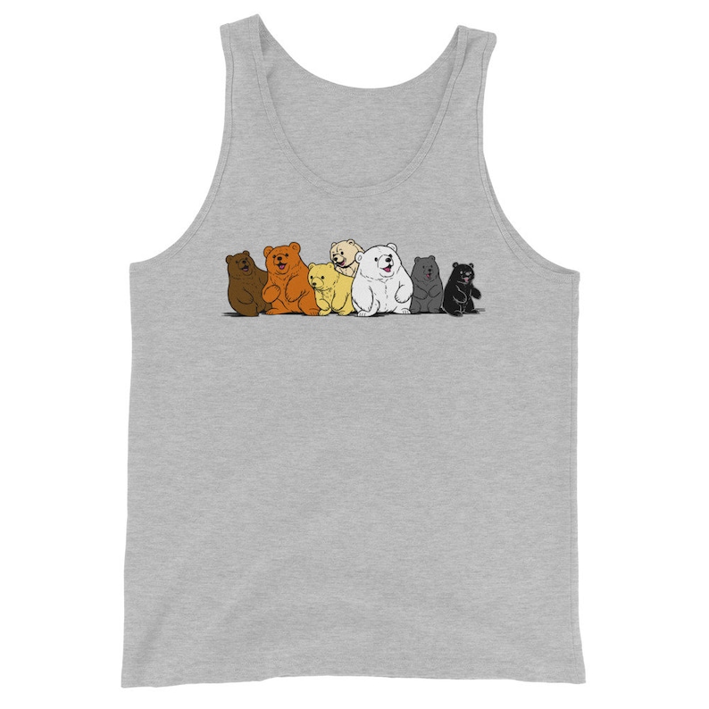 Gay Bear Tank Top Seven Playful Bears Bear Pride Outfit Gay Pride Bear ...