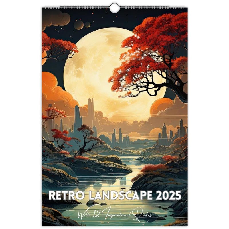 Retro Calendar - Etsy