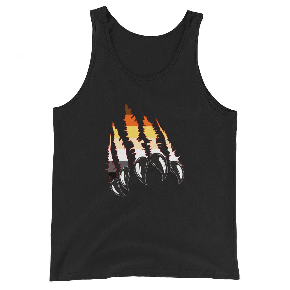 Gay Bear Tank Top | Bear Claw Scratch Shirt | Gay Pride Bear Pride ...