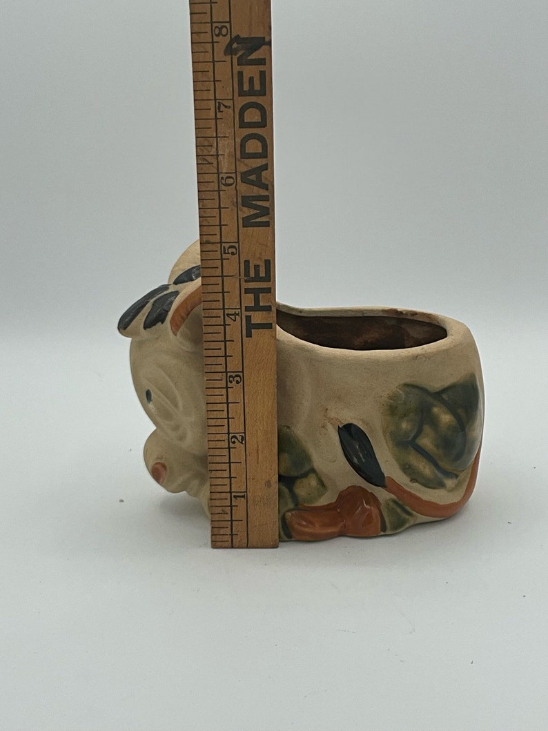 Vintage Ceramic Stoneware Donkey Planter, Cute Donkey Figurine - Etsy