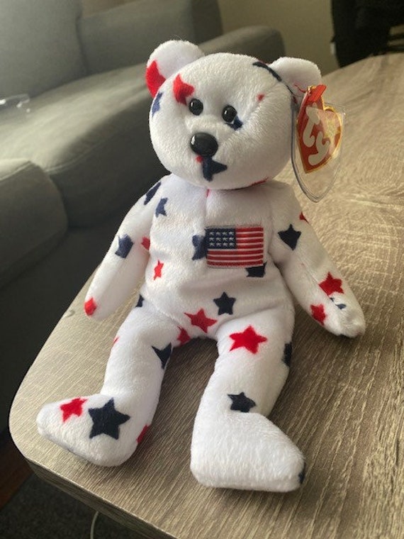 Old glory beanie baby store