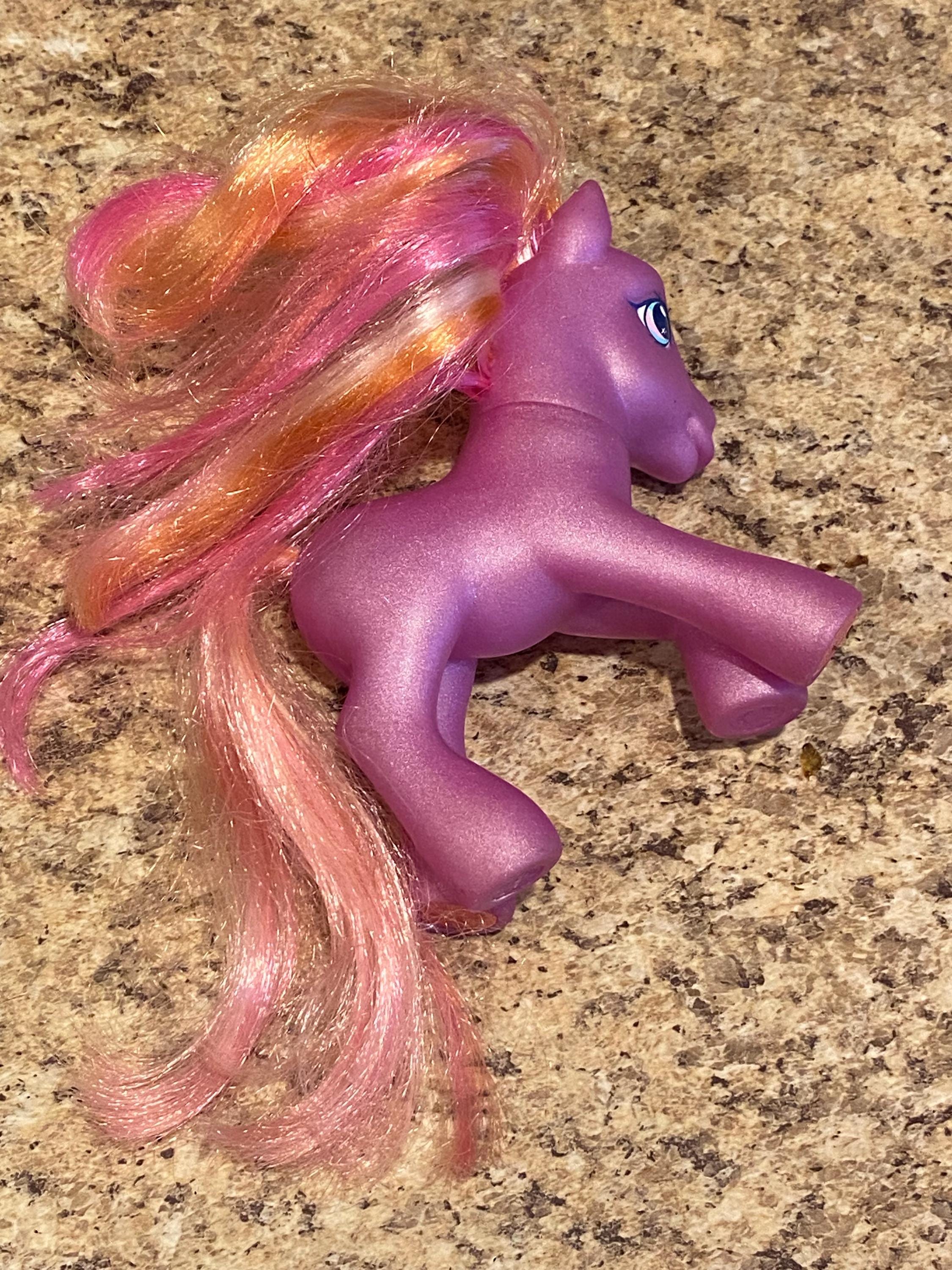 My Little Pony Purple Sparkly Pony - Etsy