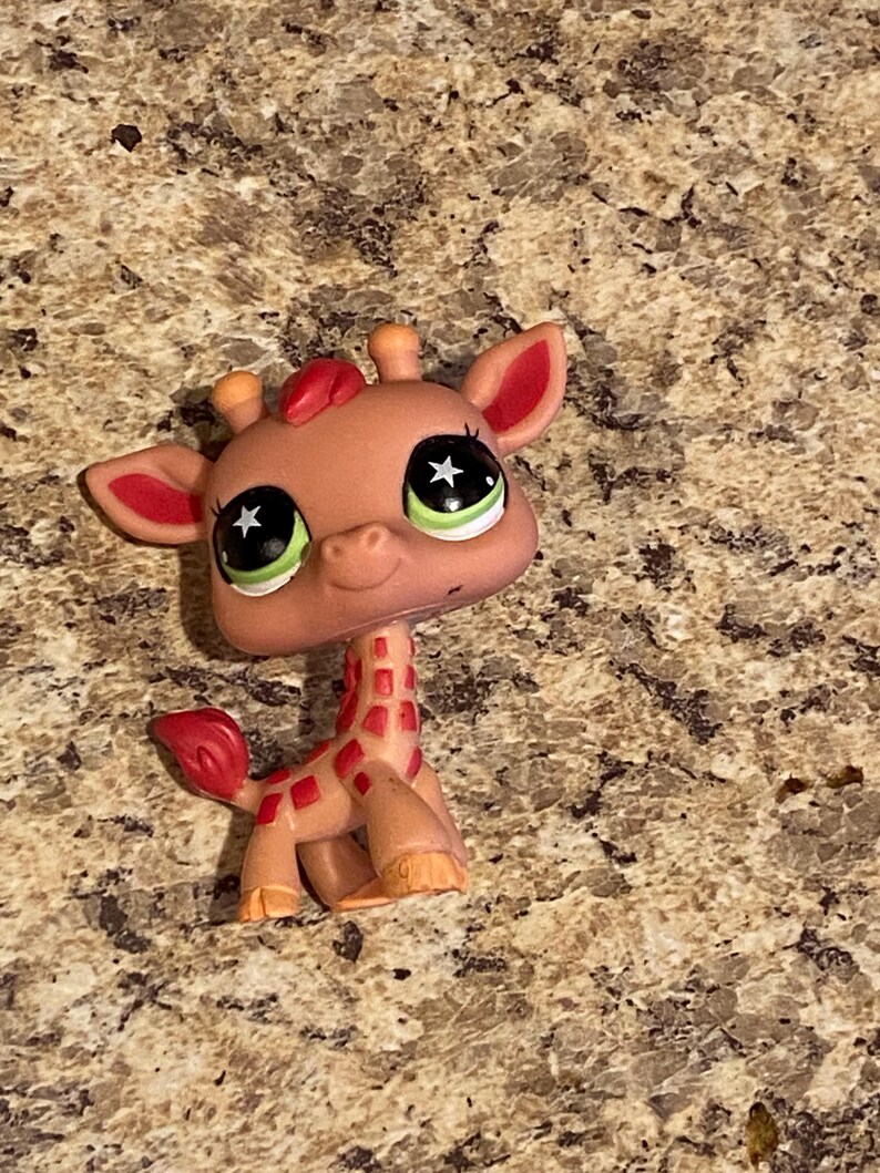 Littlest Pet Shop Giraffe LPS Toy Figurine - Etsy
