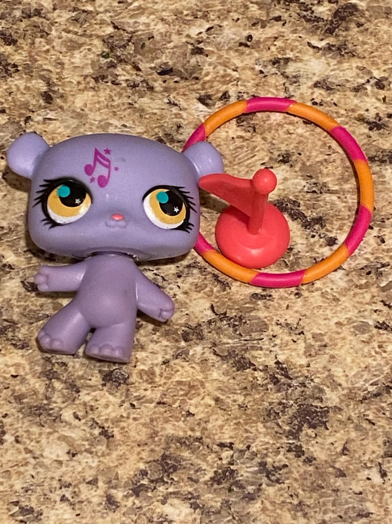 Littlest Pet Shop LPS Circus Blue Bear With Accessories Toy - Etsy
