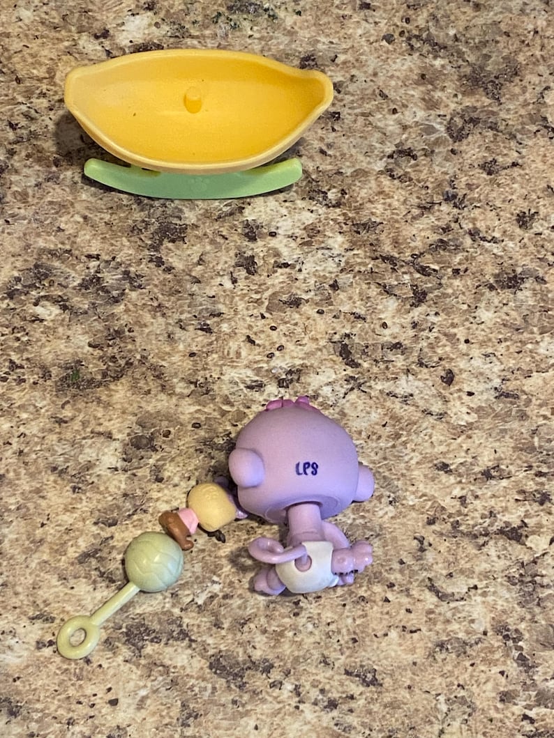 Littlest Pet Shop Monkey and Baby With Accessories - Etsy