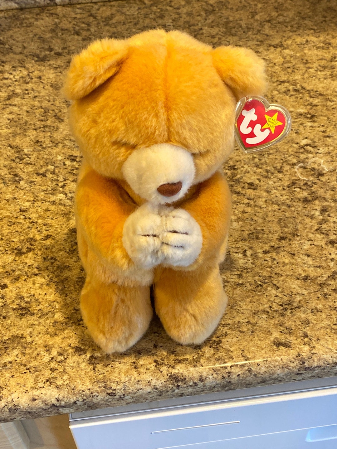 TY Vintage Stuffed Animal Hope Bear Praying Bear Plush Vintage ...