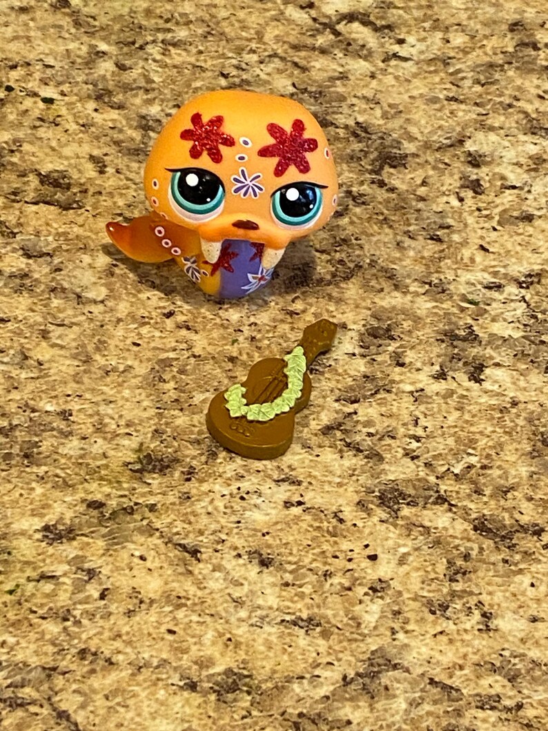 Littlest Pet Shop Walrus With Guitar - Etsy