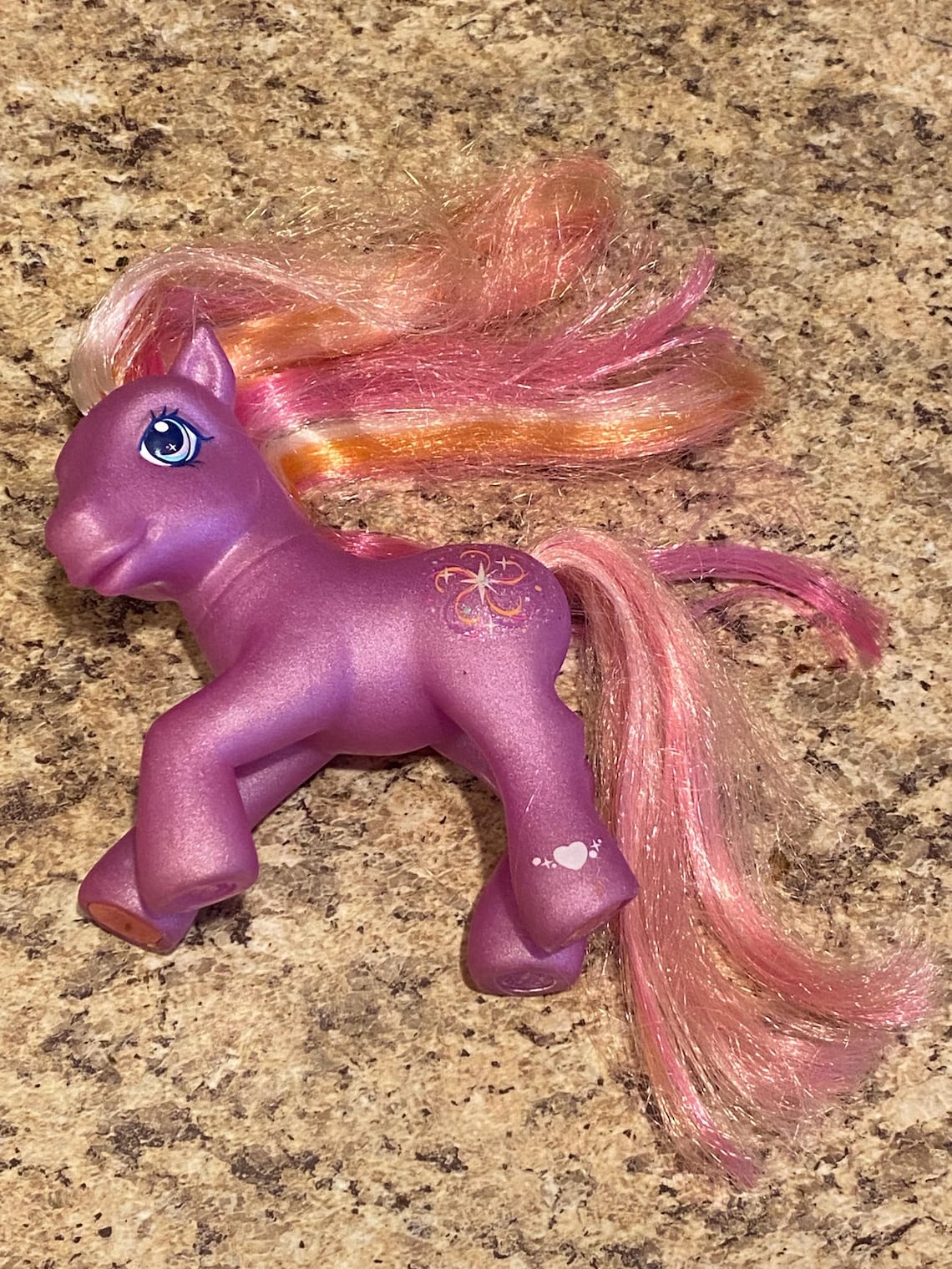 My Little Pony Purple Sparkly Pony - Etsy