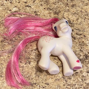 My Little Pony White Sparkly Pony - Etsy