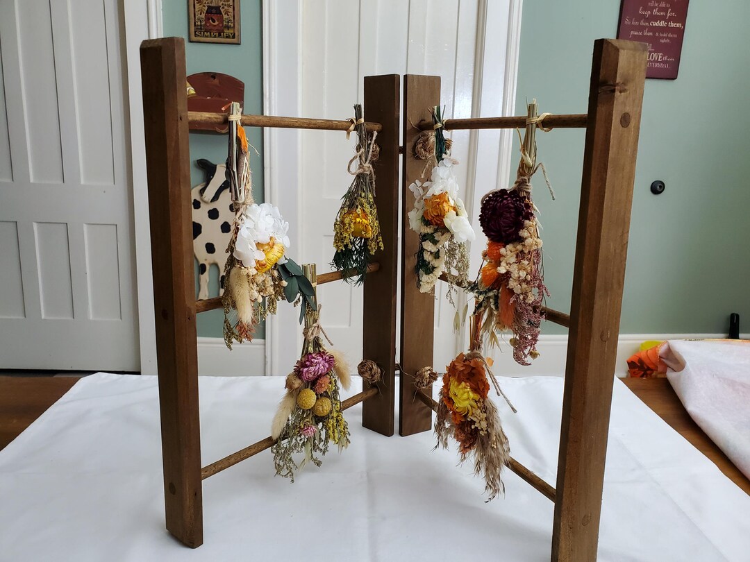 Adorable Herb and Flower Drying Rack Hand Made Reclaimed Wood Versatile ...