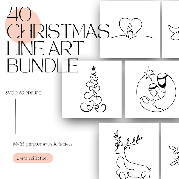 Christian Line Art - Etsy