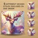 Printable Deer Digital PNG SVG Art Design Instant Download Image - Etsy