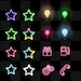 120+ Neon Clipart Designs Glowing Printable Images Instant Digital ...