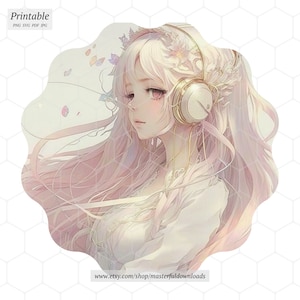 RARE Anime Clipart Image Instant Printable Digital Download Design - Etsy