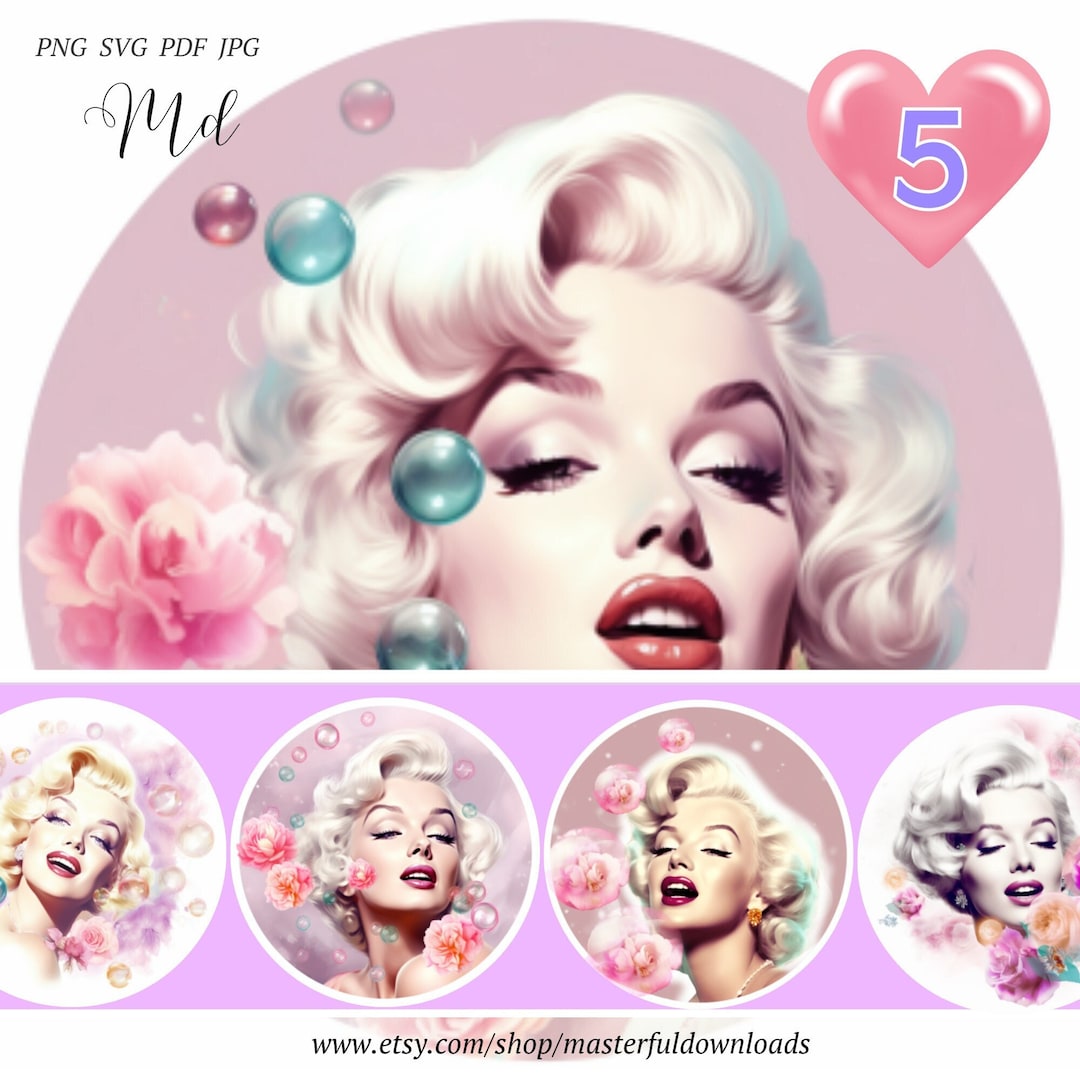 Rare Movie Stars Printable Clipart Designs Bundle Instant Digital ...