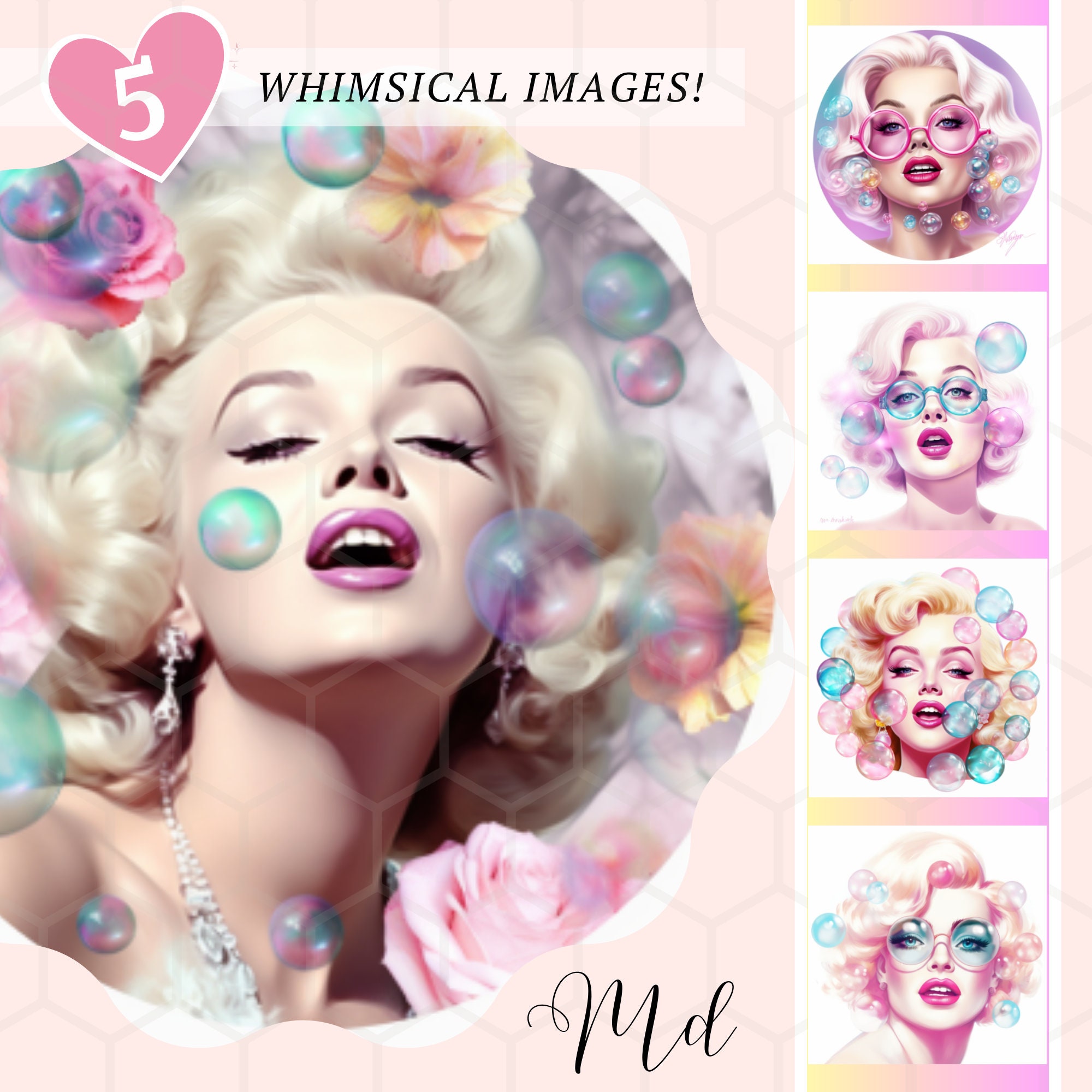 RARE Movie Stars Cartoon Designs Clipart Bundle Printable - Etsy