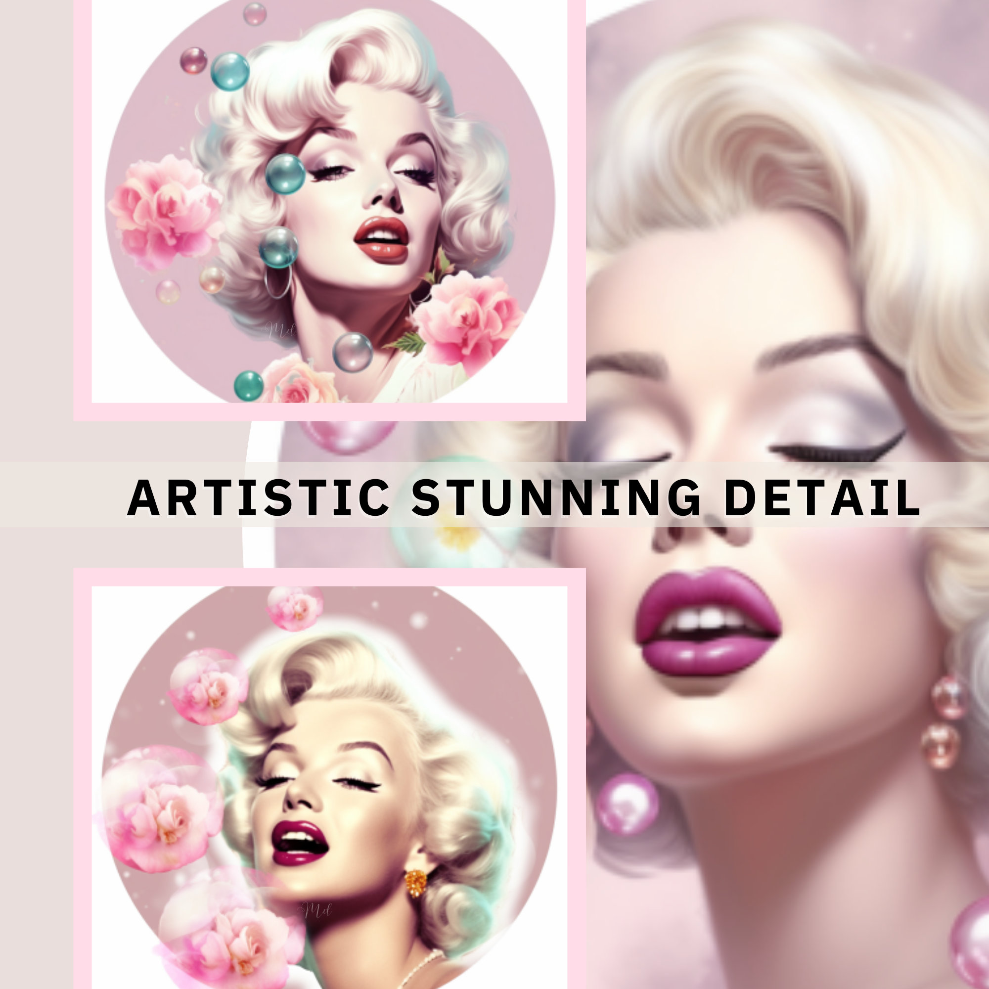 Rare Movie Stars Printable Clipart Designs Bundle Instant - Etsy