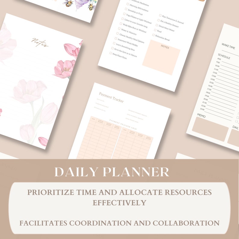 Printable Planner Bundle Instant Digital Download Weekly - Etsy