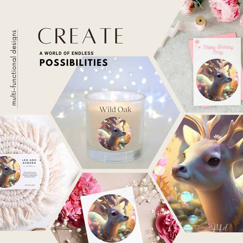 Wild Animals Printable Designs Clipart Bundle Png Jpg Pdf Svg - Etsy