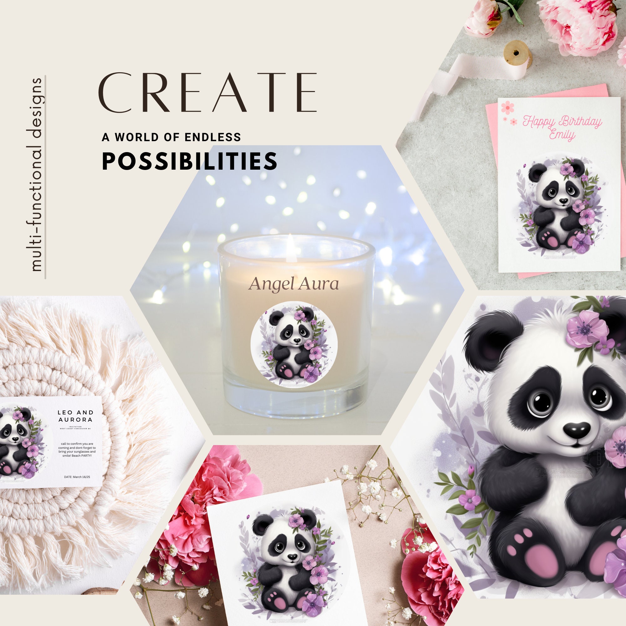 Rare Cute Bears Printable Clipart Bundle Digital Designs - Etsy