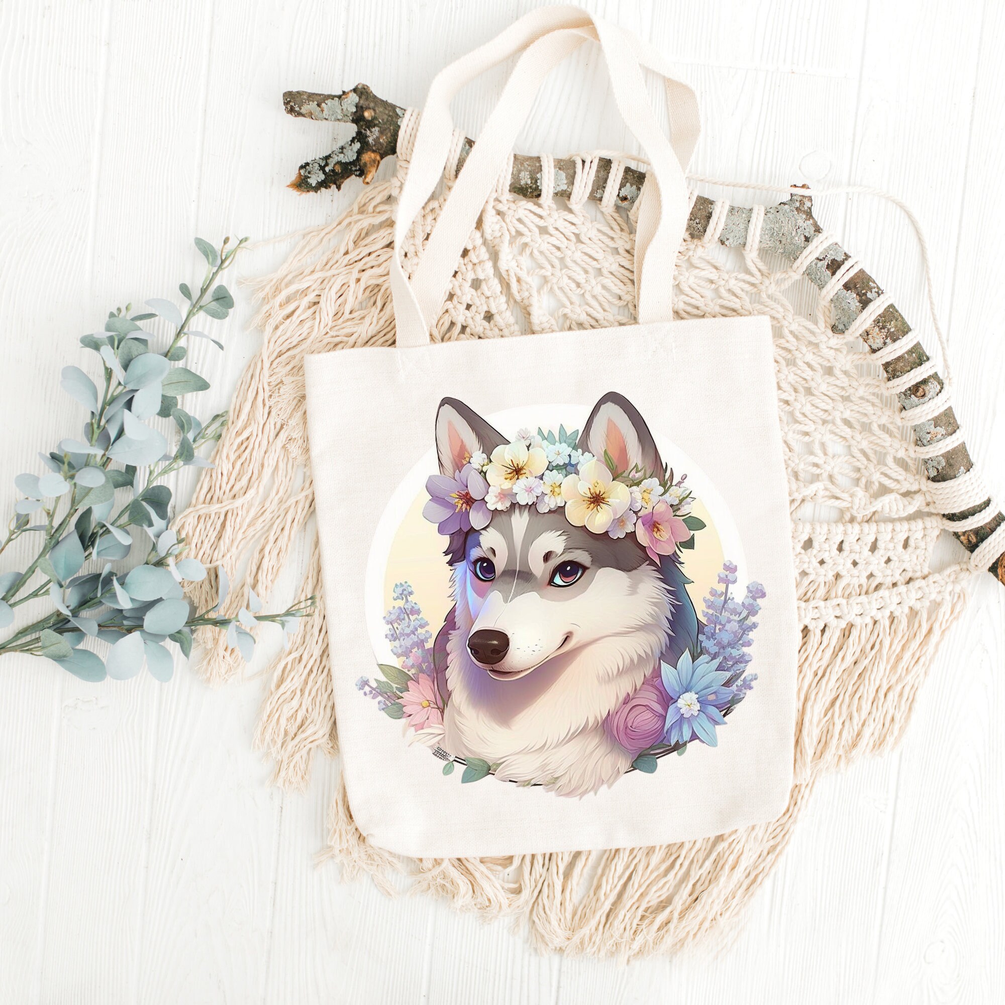 Printable Cute Husky Dog Digital Design Instant Download Image - Etsy