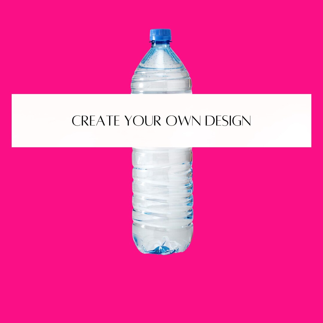 Personalized Custom Water Bottle Labels | EVENTS, PARTIS, & GIFTS! - Etsy
