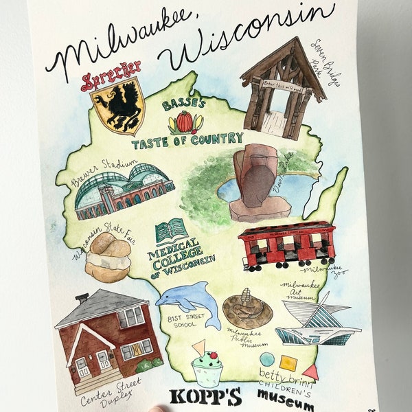 Custom Map Painting - Etsy