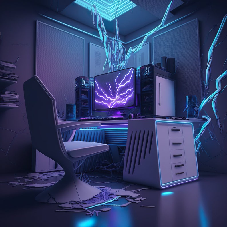 AI Generated Rooms 4pic Package - Etsy