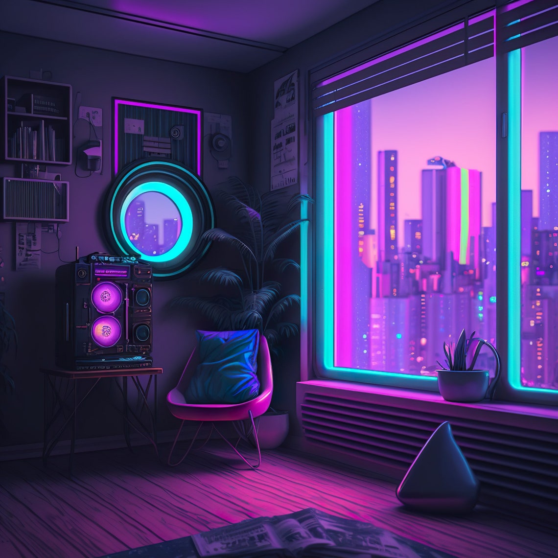 AI Generated Rooms 4pic Package - Etsy