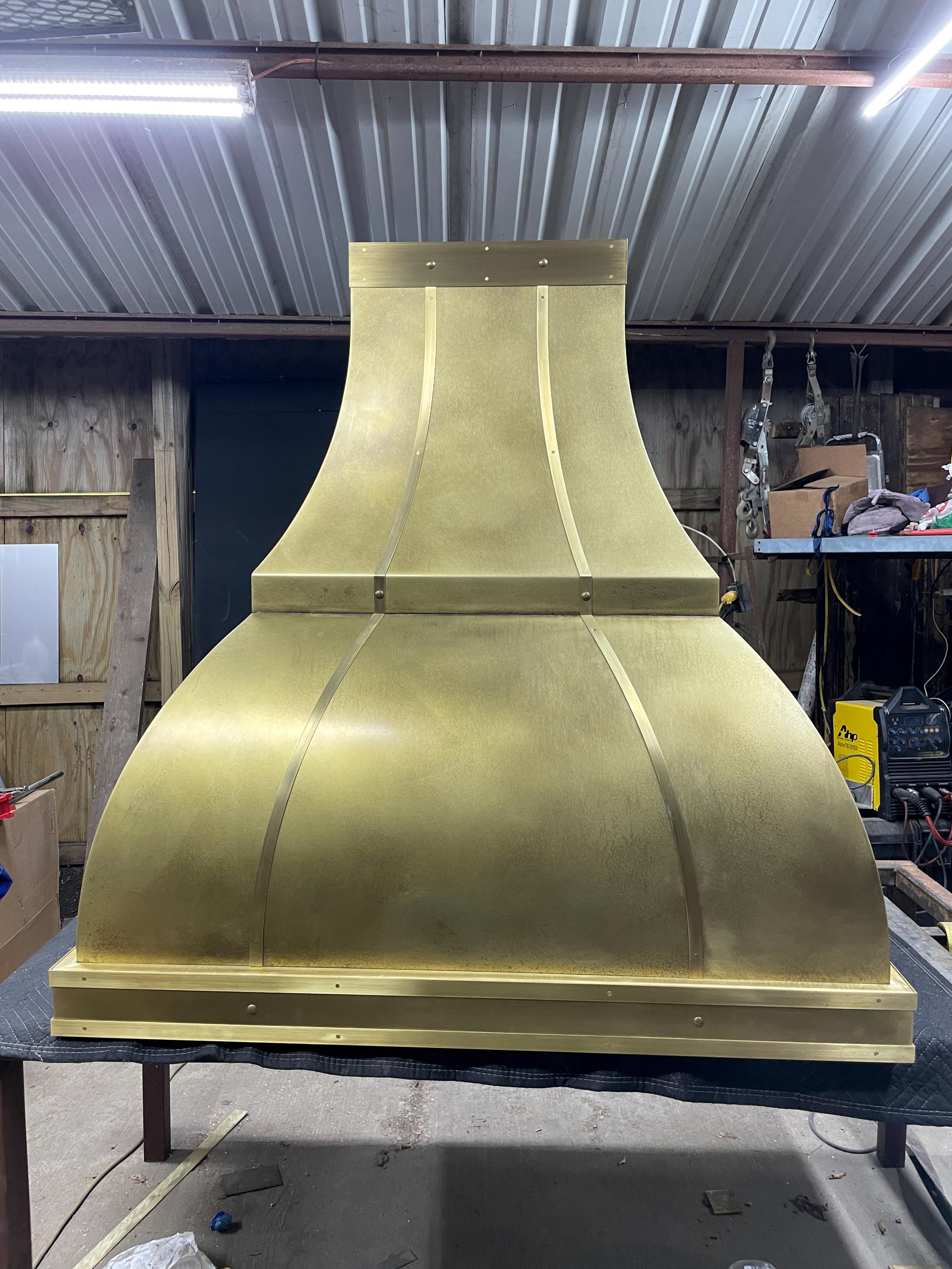 Full Brass Custom Range Hood | Royal Collection | Monarch Range Hoods ...