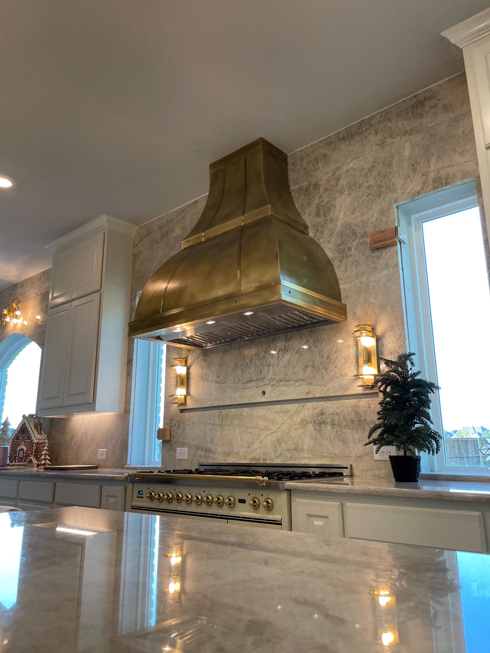 Full Brass Custom Range Hood | Royal Collection | Monarch Range Hoods ...