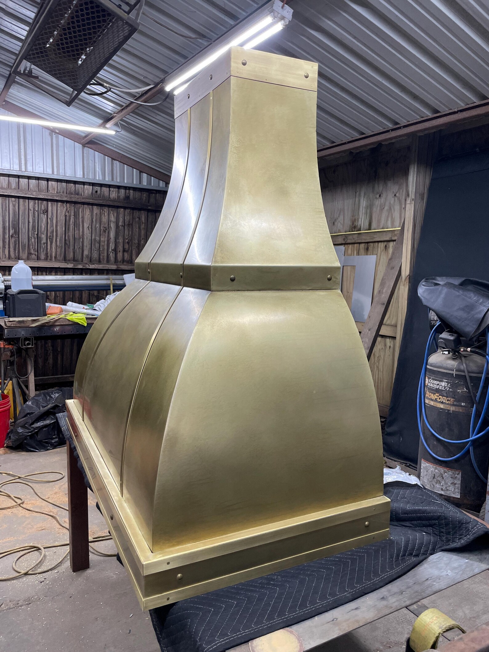 Full Brass Custom Range Hood | Royal Collection | Monarch Range Hoods ...