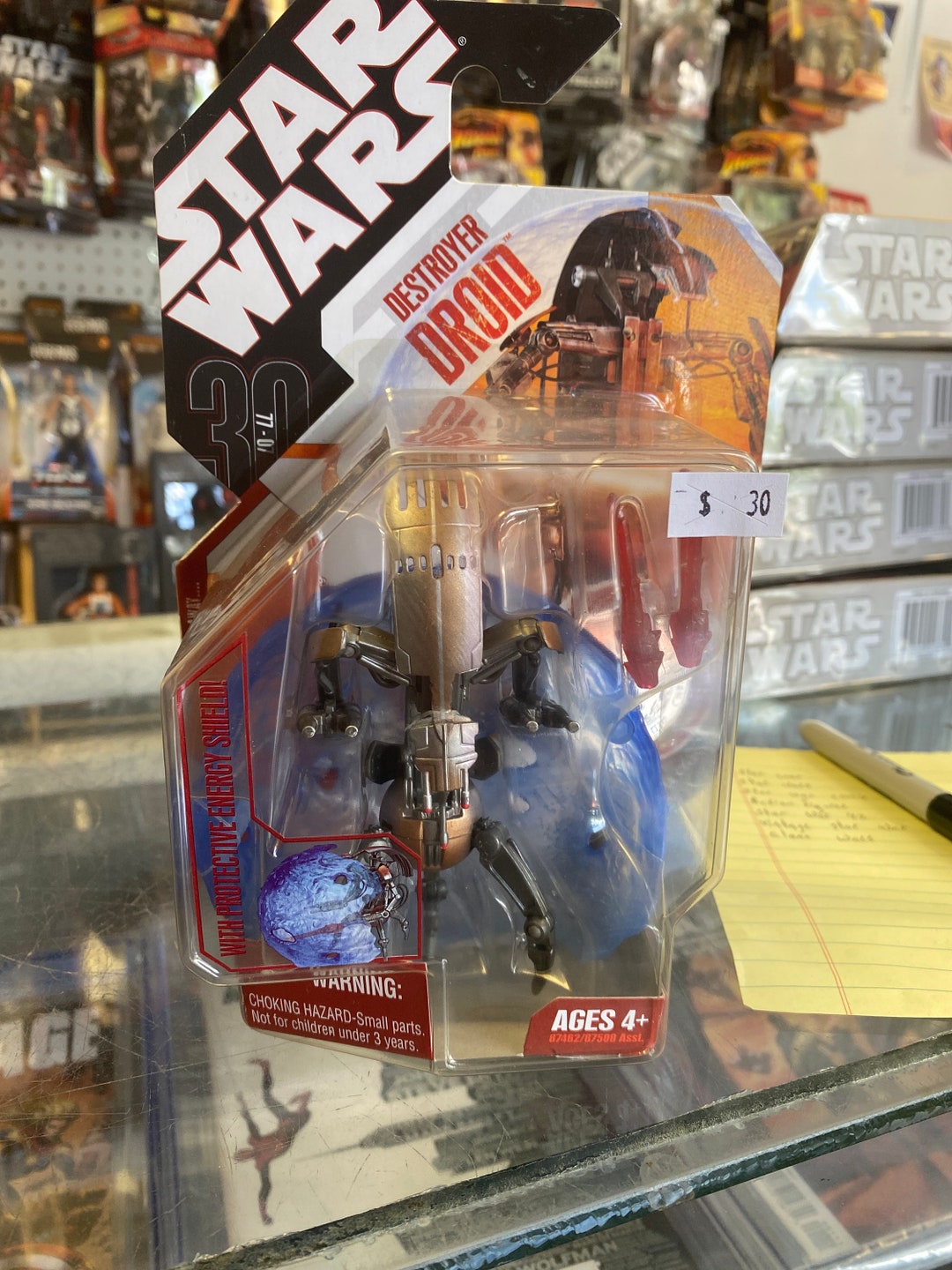 Star Wars 30th Anniversary Destroyer Droid With Coin 59 - Etsy