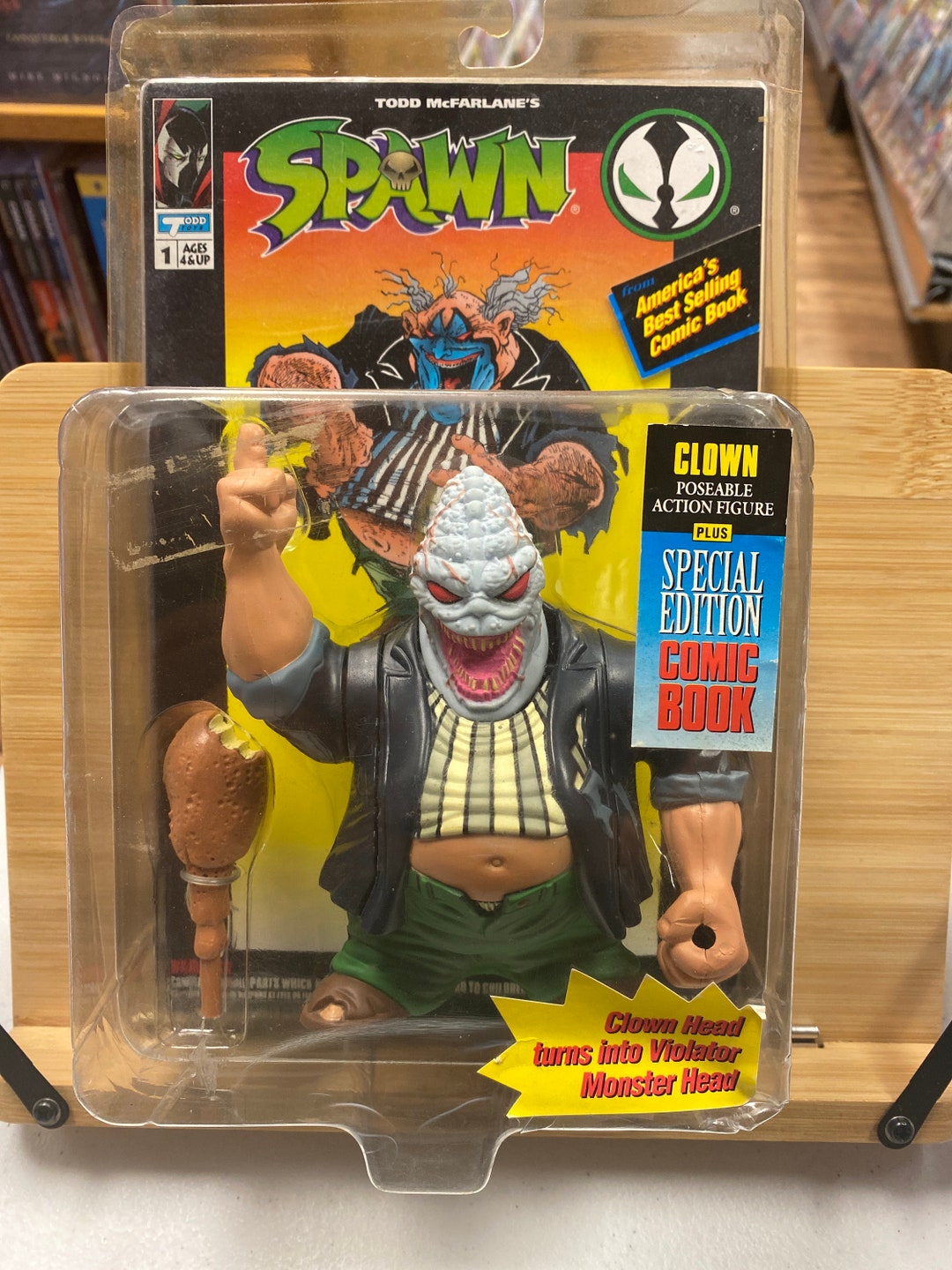 1994 Mcfarlane Spawn CLOWN Action Figure Series 1 W/ Special - Etsy