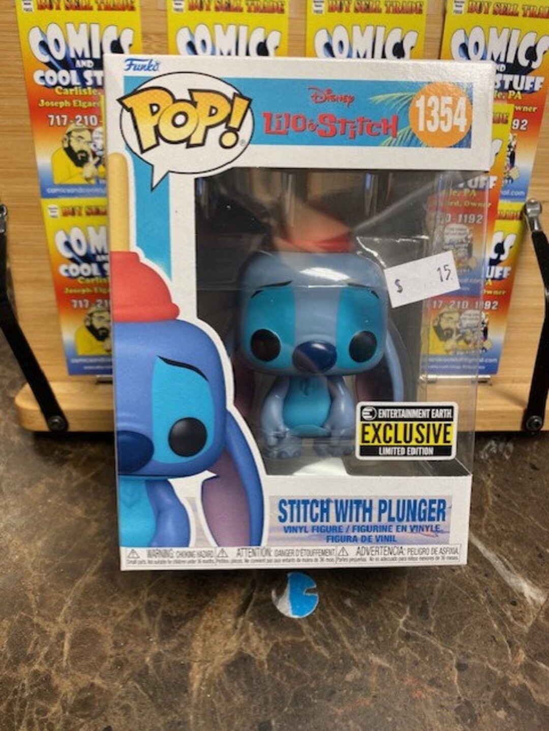Lilo and Stitch stitch With Plunger Funko Pop 1354 - Etsy