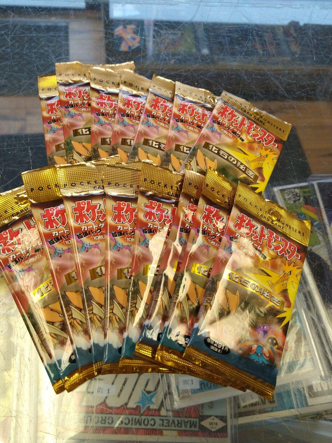 Japanese Pokémon Fossil 14 Packs - Etsy