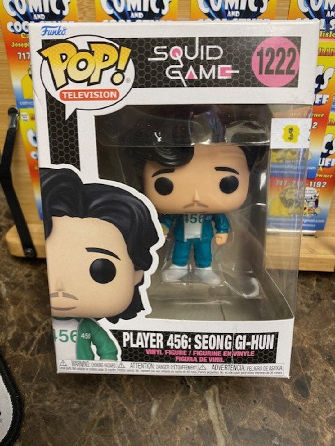 Squid Game player 456: SEONG GI-HUN Funko Pop 1222 - Etsy