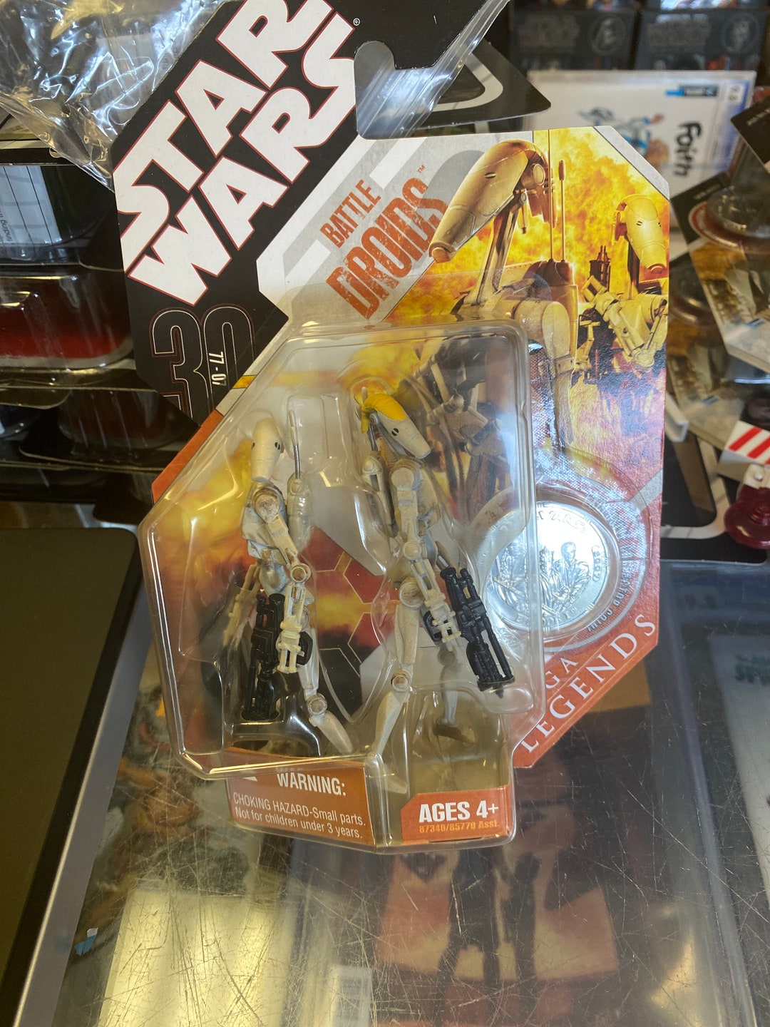 Star Wars Battle Droids 30th Anniversary Saga Legends Hasbro 2007 - Etsy