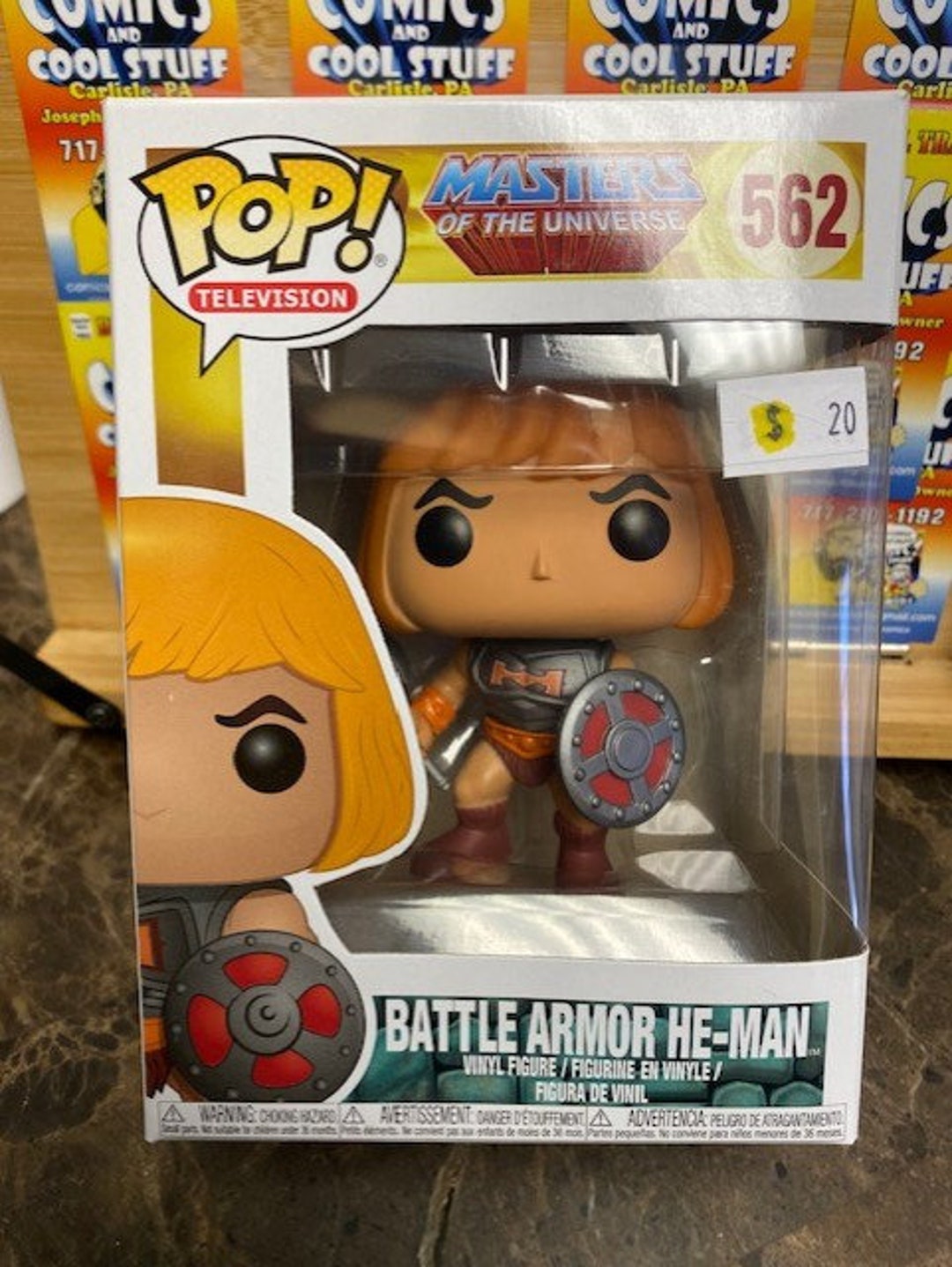 Masters of the Universe battle Armor He-man Funko Pop 562 - Etsy