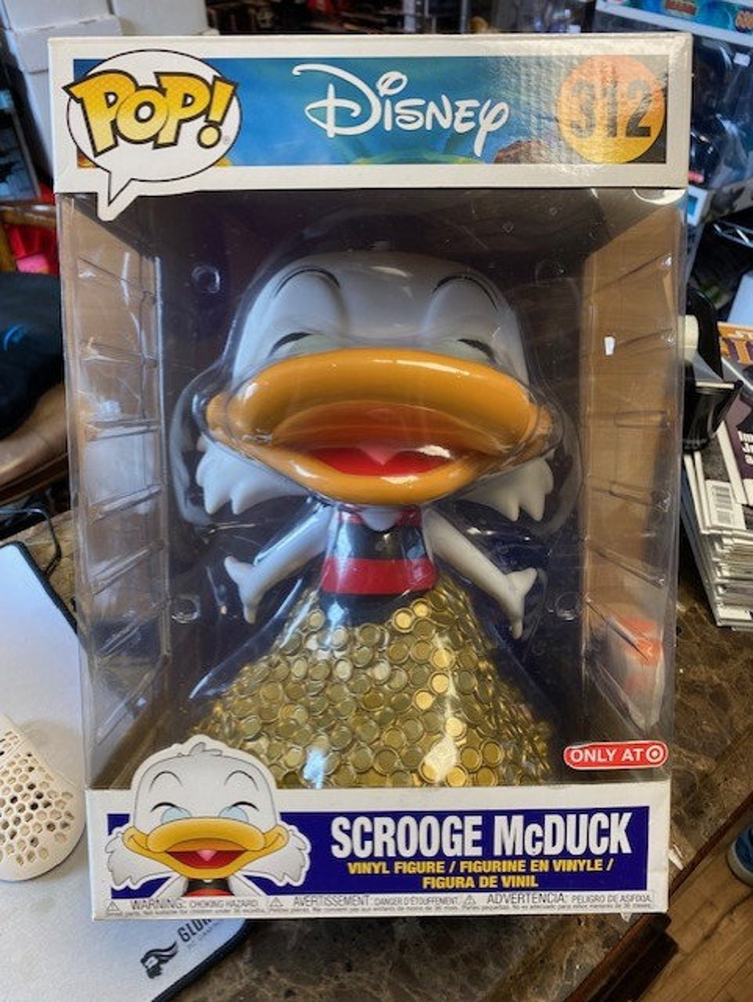 SCROOGE Mcduck Disney Funko Pop 312 - Etsy