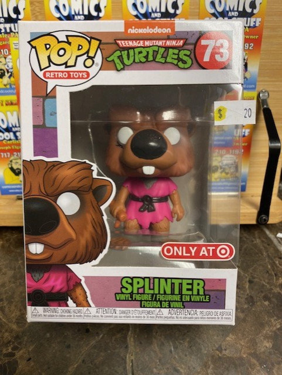 Teenage Mutant Ninja Turtles splinter Funko Pop 73 - Etsy