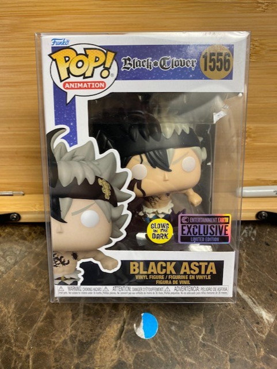 Black Clover black Asta Funko Pop 1556 - Etsy