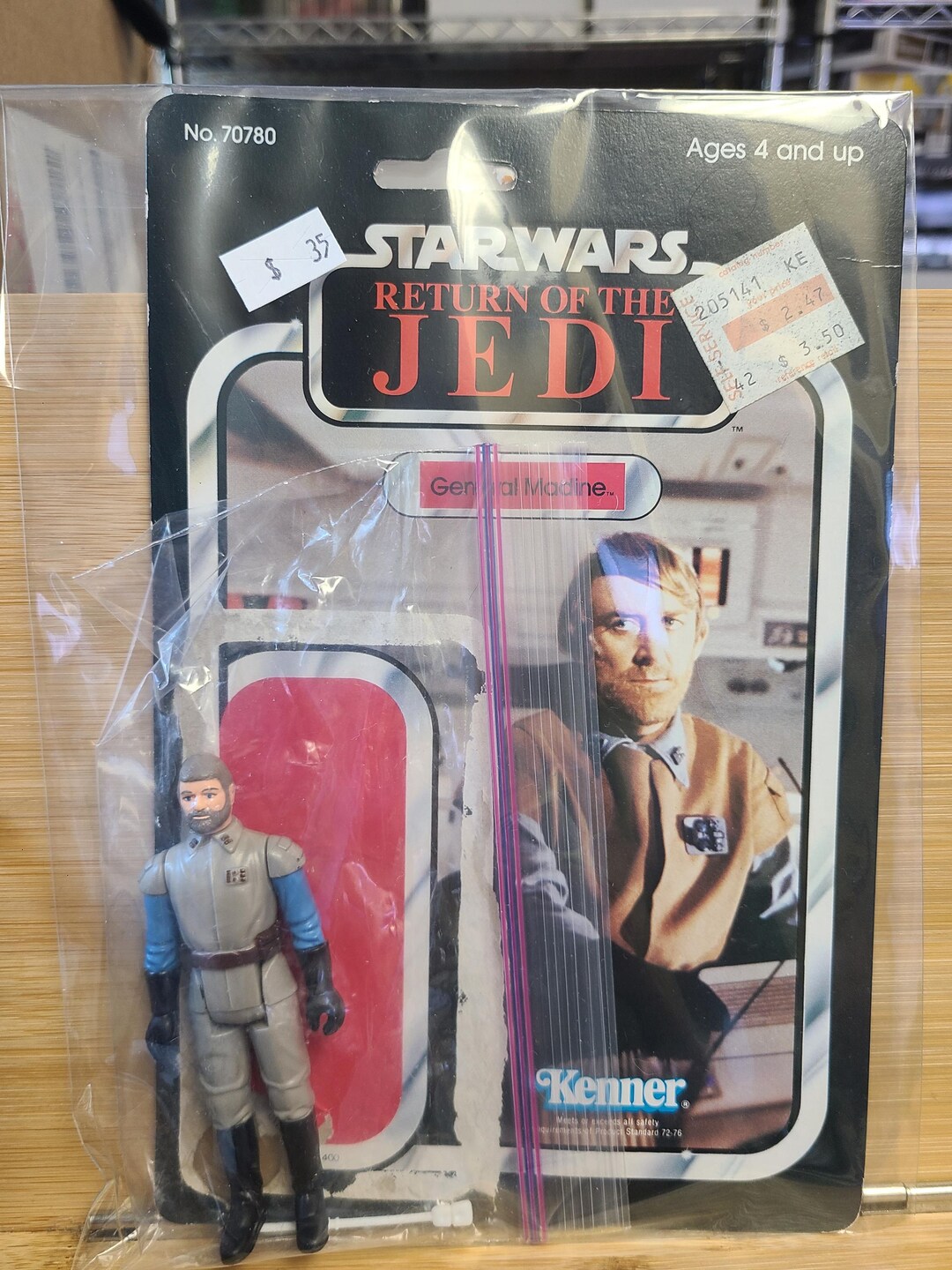 Star Wars Return of the Jedi general Madine Kenner Vintage Action ...