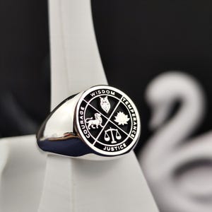 Handcrafted Wisdom Ring – Personalized Engraving Options – Custom ...