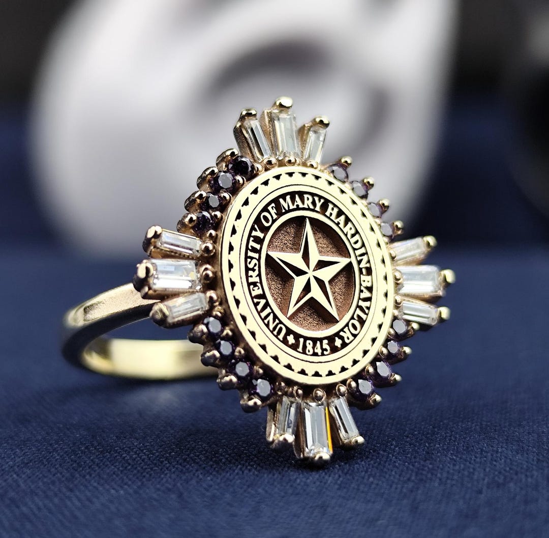 Custom University Class Ring for Women Perfect College Graduation Gift ...